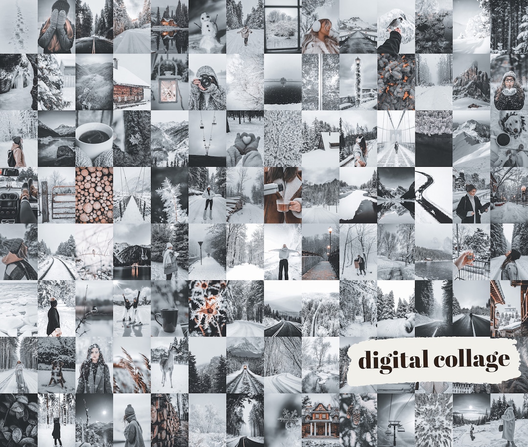 Winter Wonderland 125pc *INSTANT DOWNLOAD* Digital Collage Kit | Winter ...