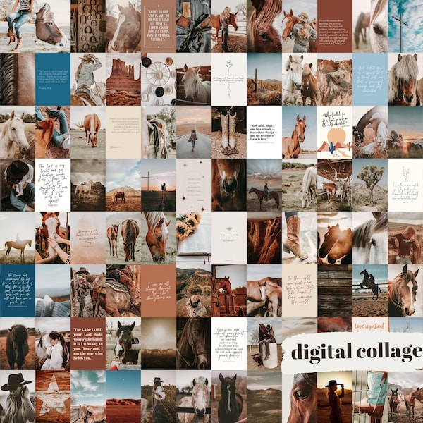 Western Collage - Etsy