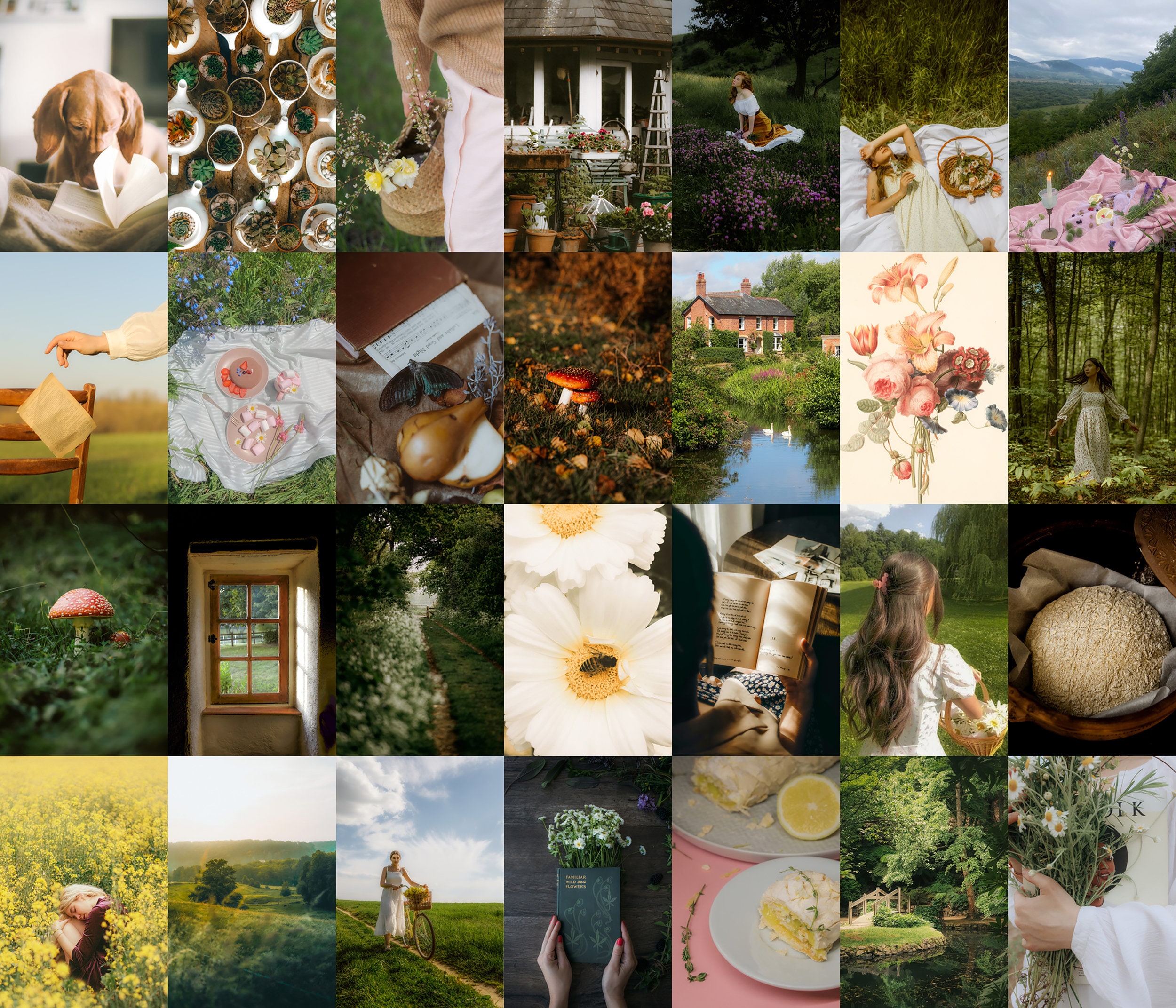 Cottagecore Collage Kit | Instant Digital Download | 125 Prints ...