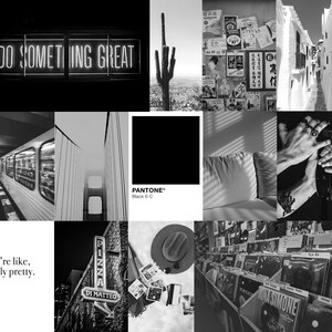 Monochrome Collage Kit | Instant Digital Download | 140 Prints | Black ...