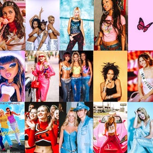 Y2K Collage Kit | Instant Digital Download | 150 Prints | Bright 2000's ...