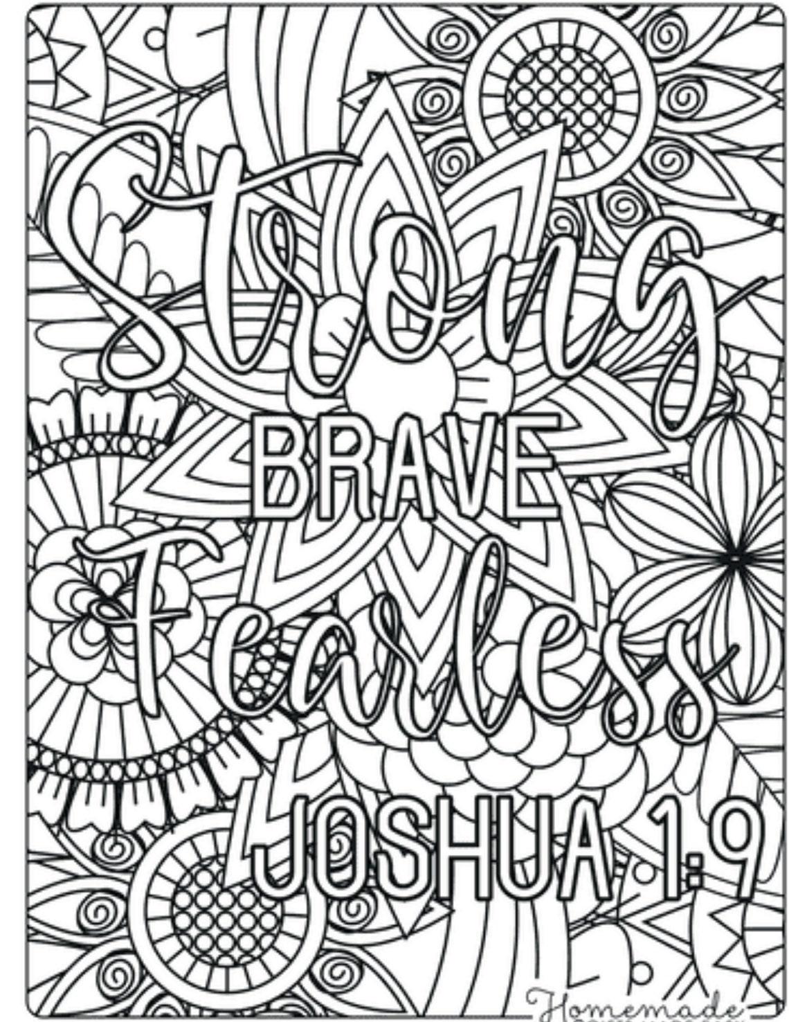 Inspirational Bible Verse Coloring Pages for Adults and Kids-digital ...