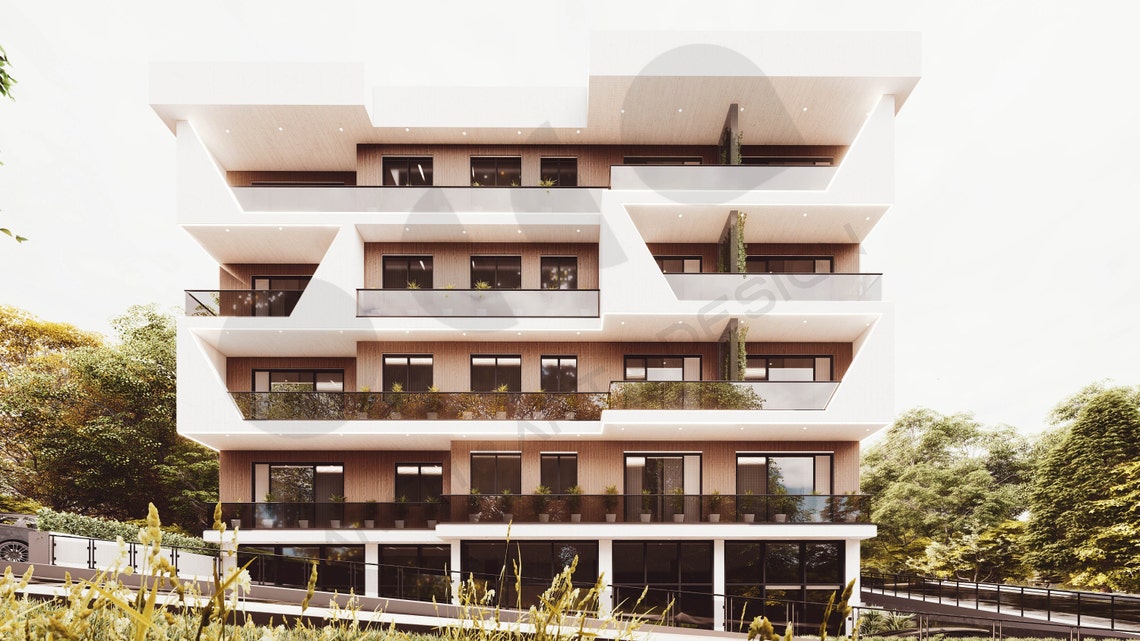 Residence Plan / Modern Apartment Design | 12 Flats | 4 Story | 10505. ...