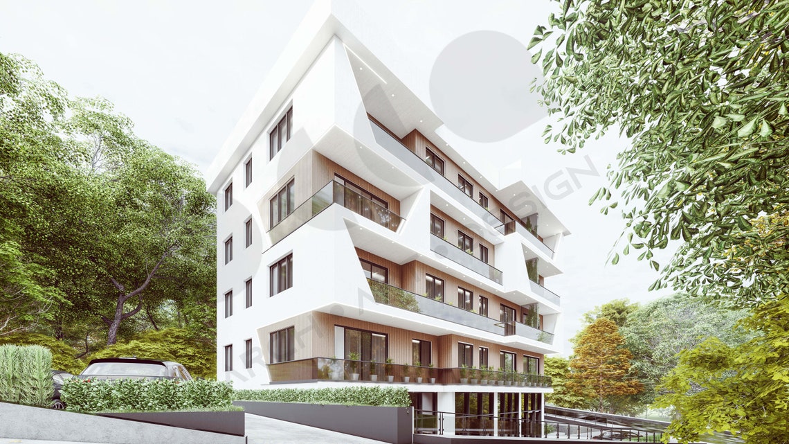 Residence Plan / Modern Apartment Design | 12 Flats | 4 Story | 10505. ...