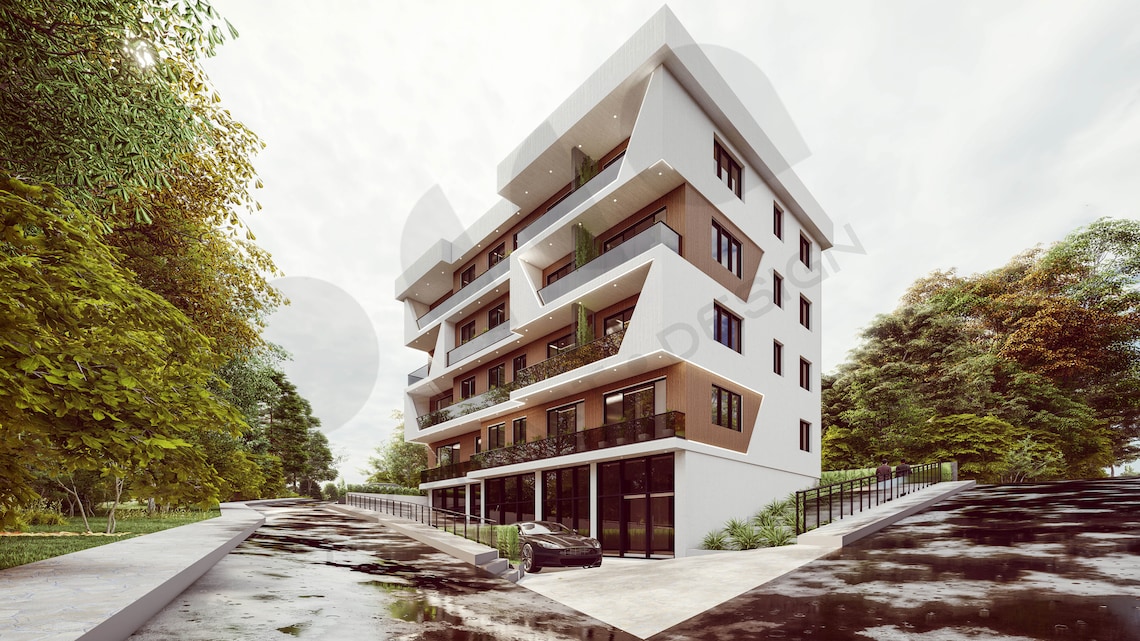 Residence Plan / Modern Apartment Design | 12 Flats | 4 Story | 10505. ...
