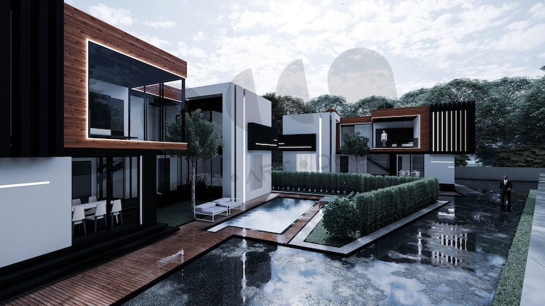 House Plan / Modern Villa Design | 2 Storey | 1969.79 SQFT( 183 M2 ...