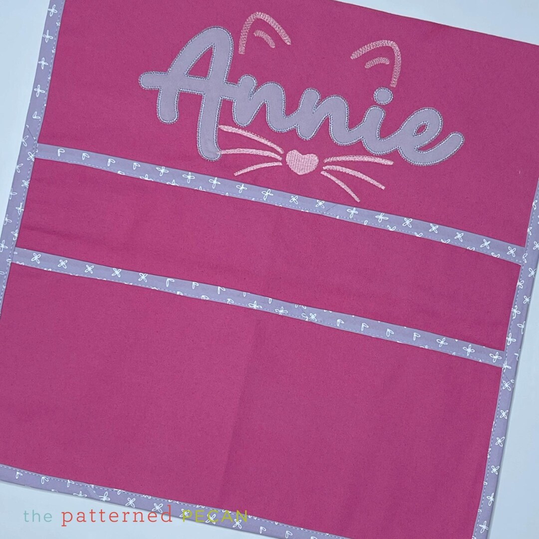 Personalized School Desk Caddy: Chair Back Organizer With Pockets - Etsy
