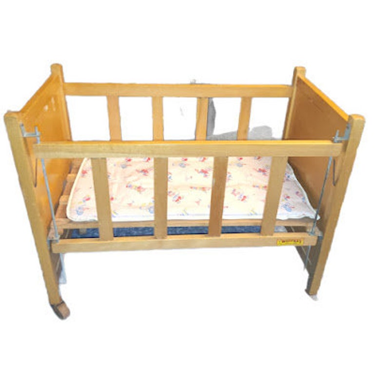 1950s to 1960s Whitney Bros. Co. Wooden Drop-side Baby Bed - Etsy