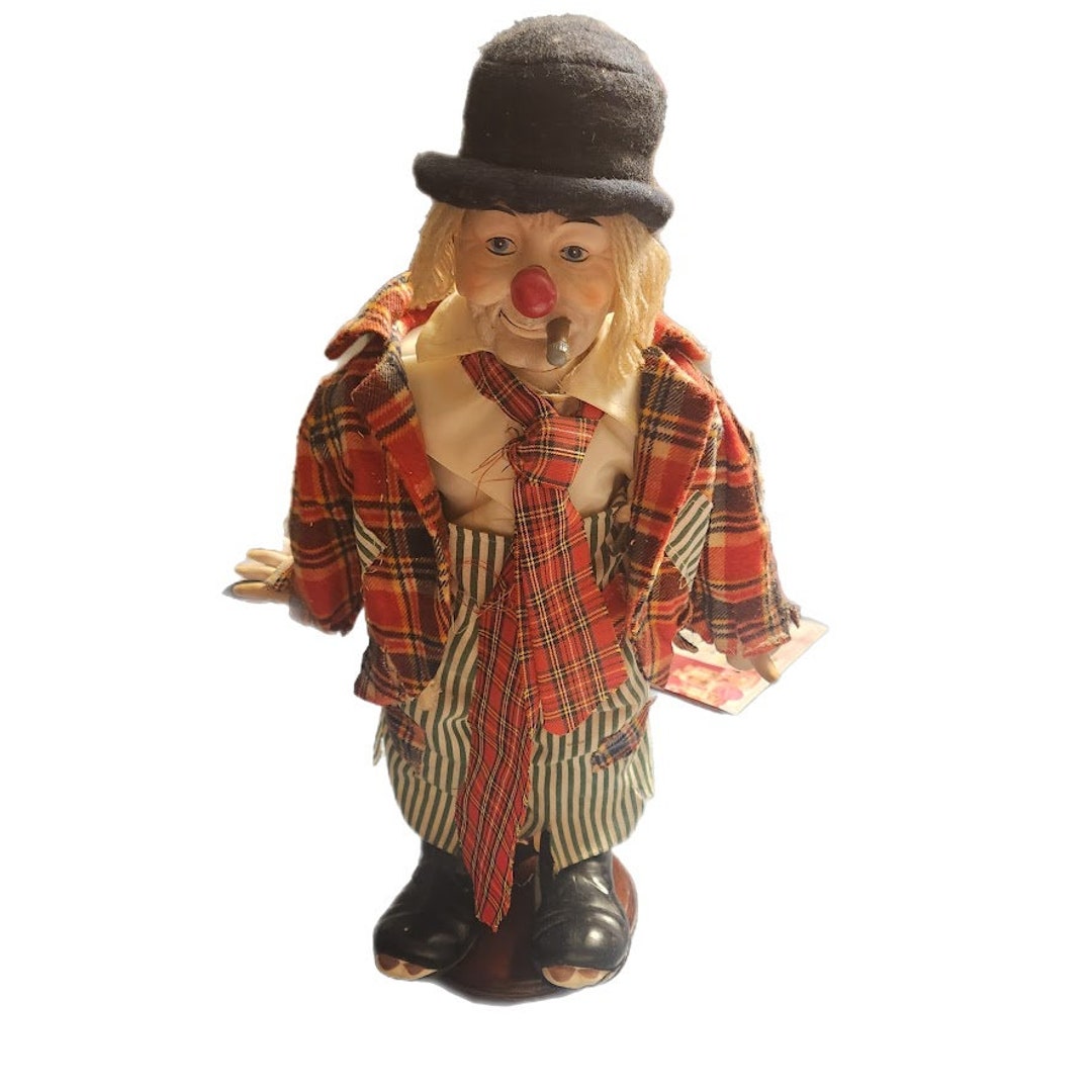 Vintage Circus Clown Hobo Doll - Etsy