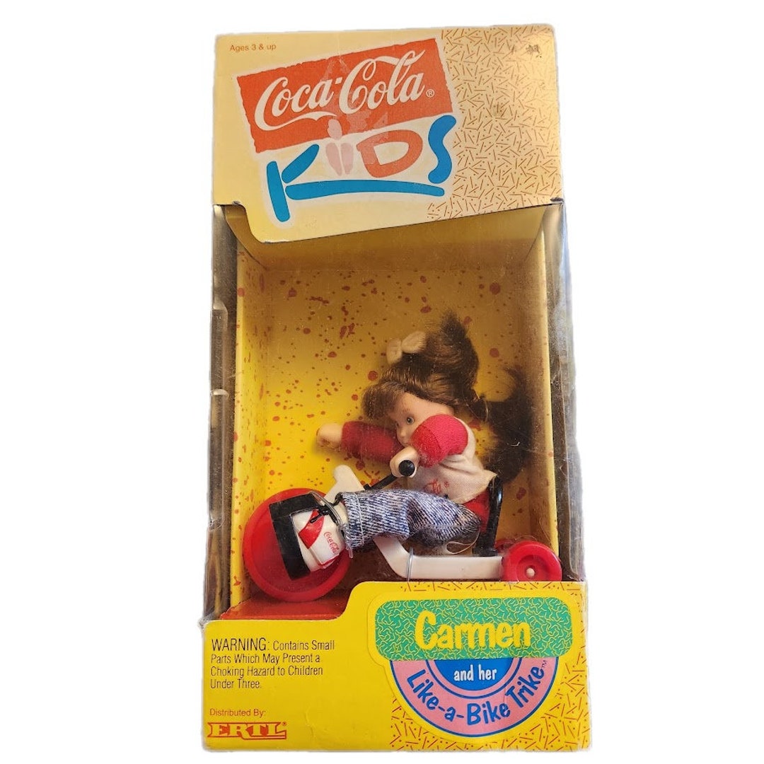 Vintage 1993 Coca Cola Kids Carmen and Her Like-a-bike-trike - Etsy