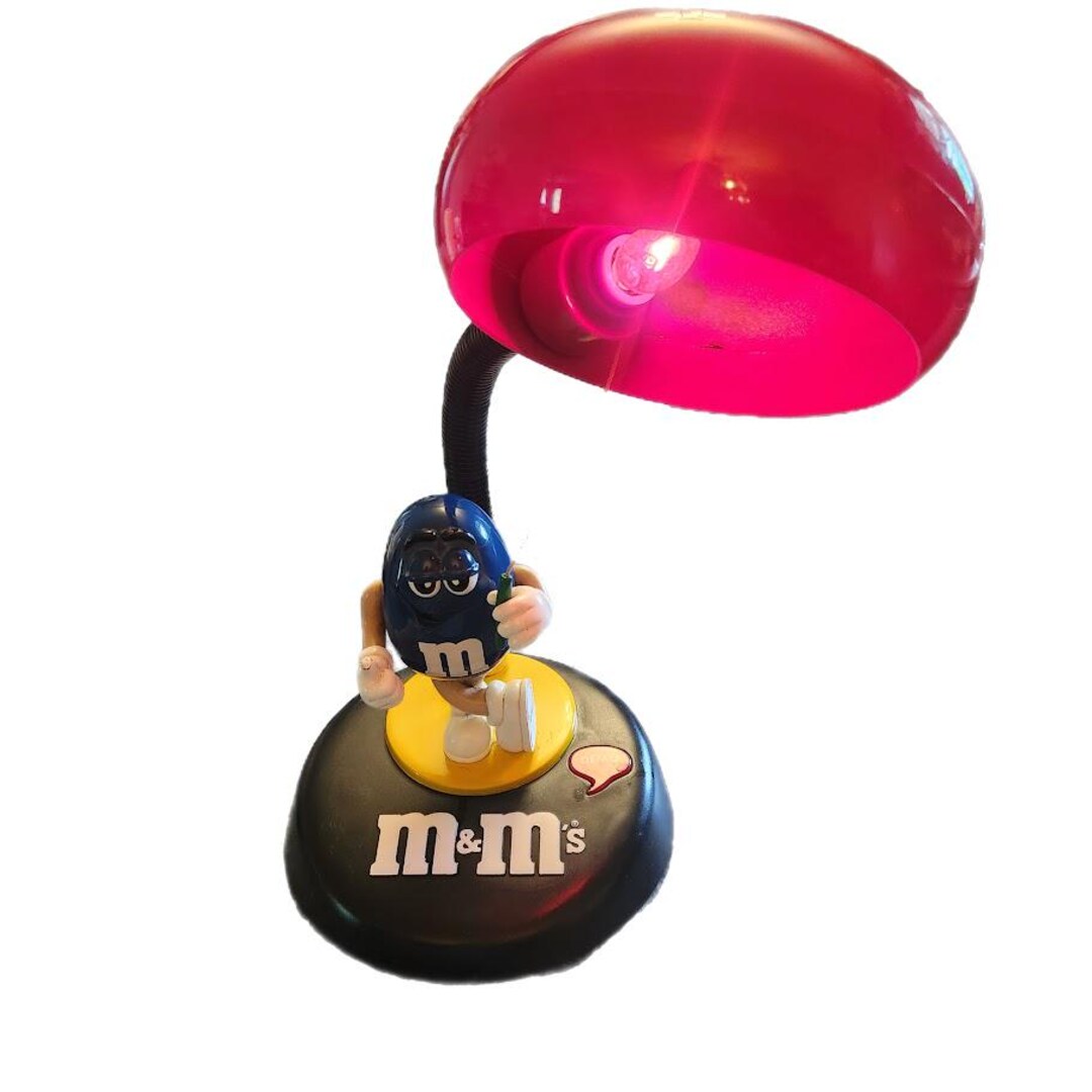 Blue M&M Talking Desk Lamp - Etsy
