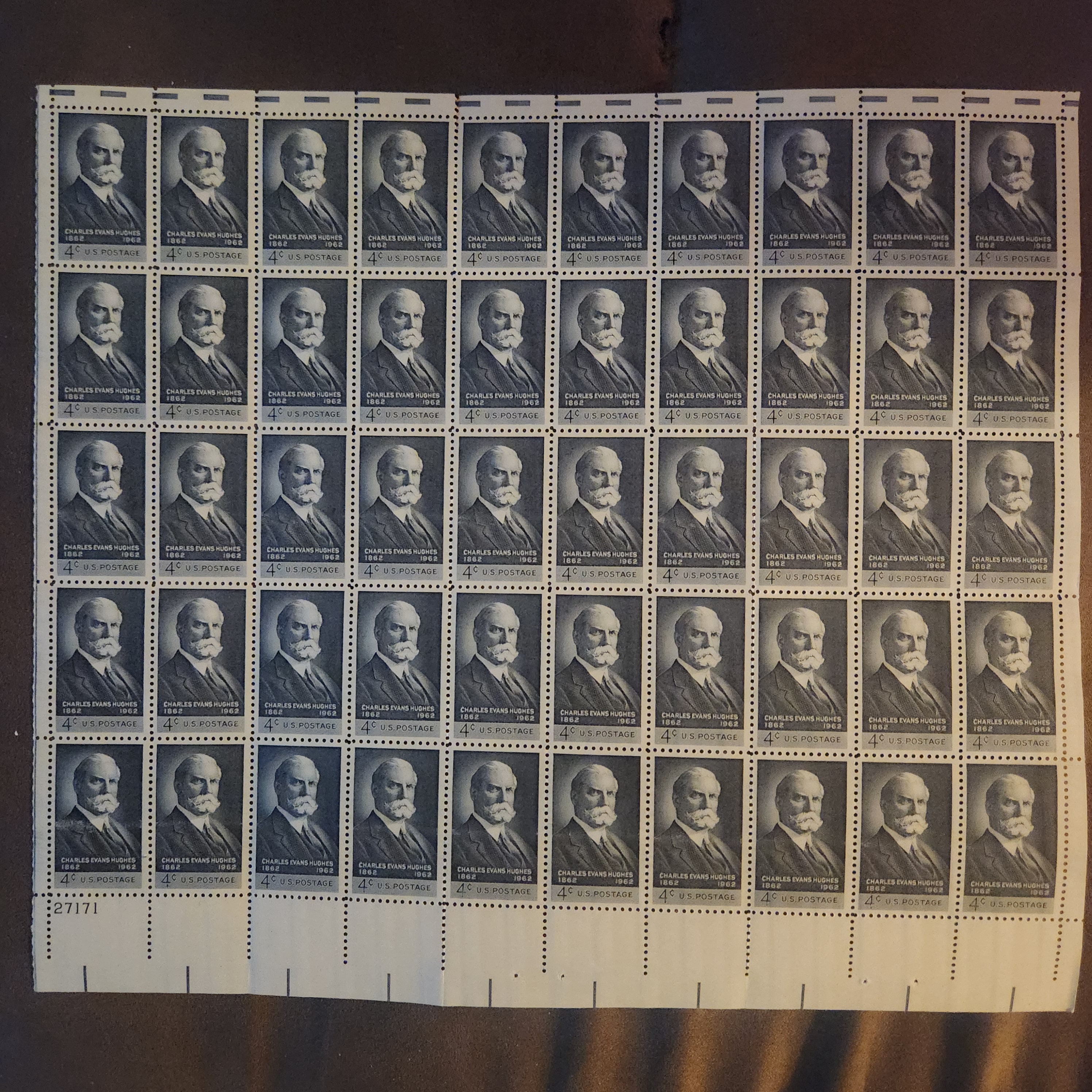 Charles Evans Hughes Mint Sheet of 50 Stamps, Scott #1195, MNH - Etsy