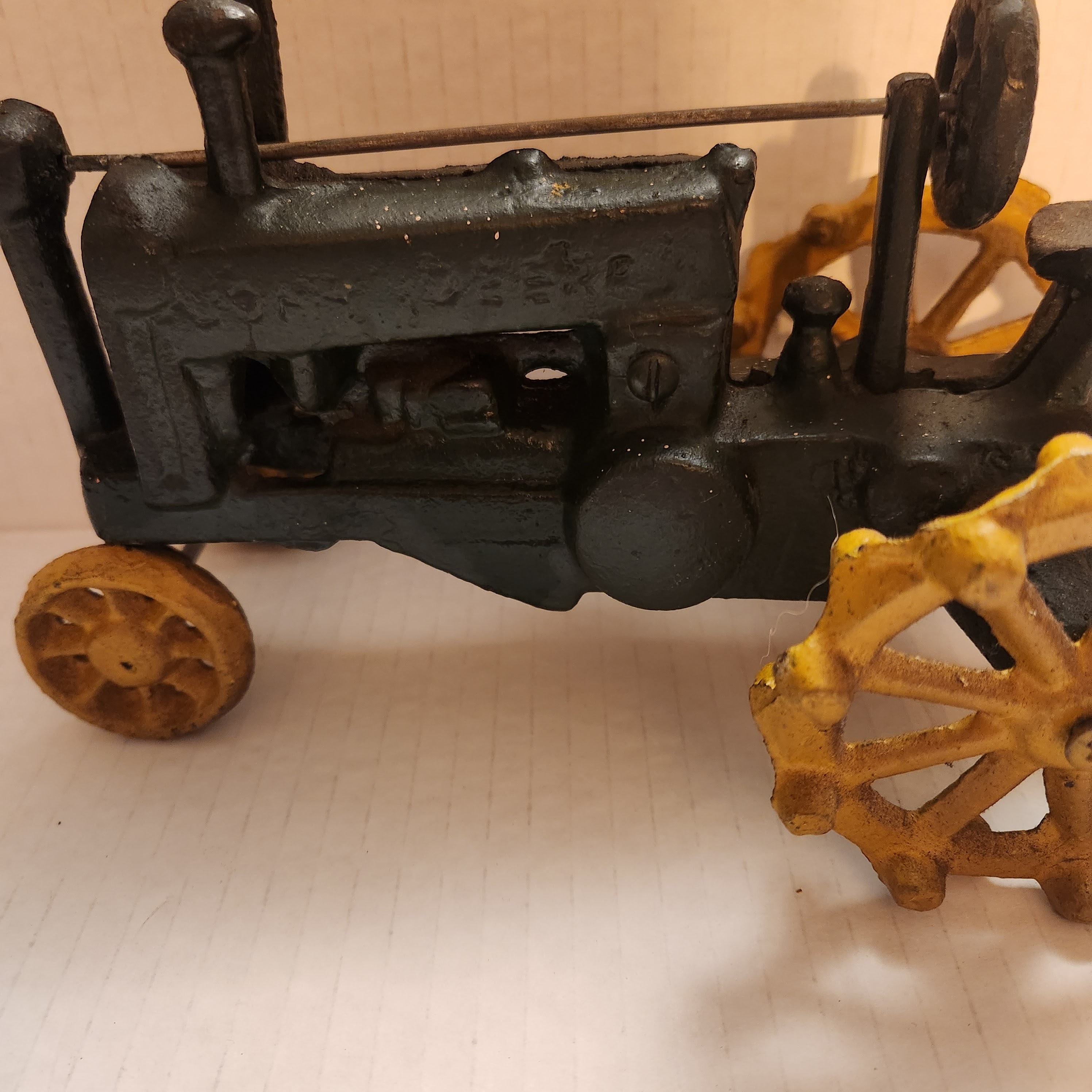 Vintage Cast Iron John Deere Tractor - Etsy