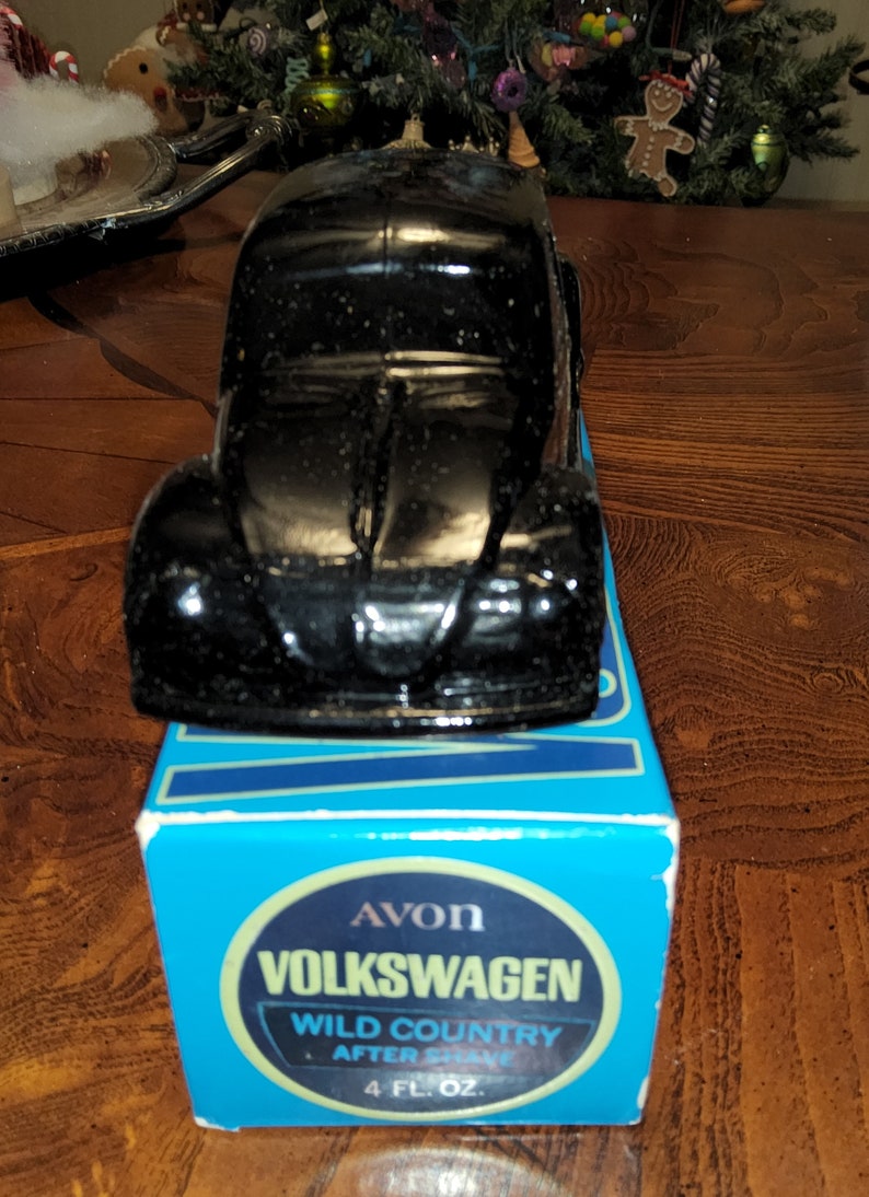 Vintage NIB Avon Car Bottle, 1970s Avon Volkswagon Beetle Glass Bottle ...