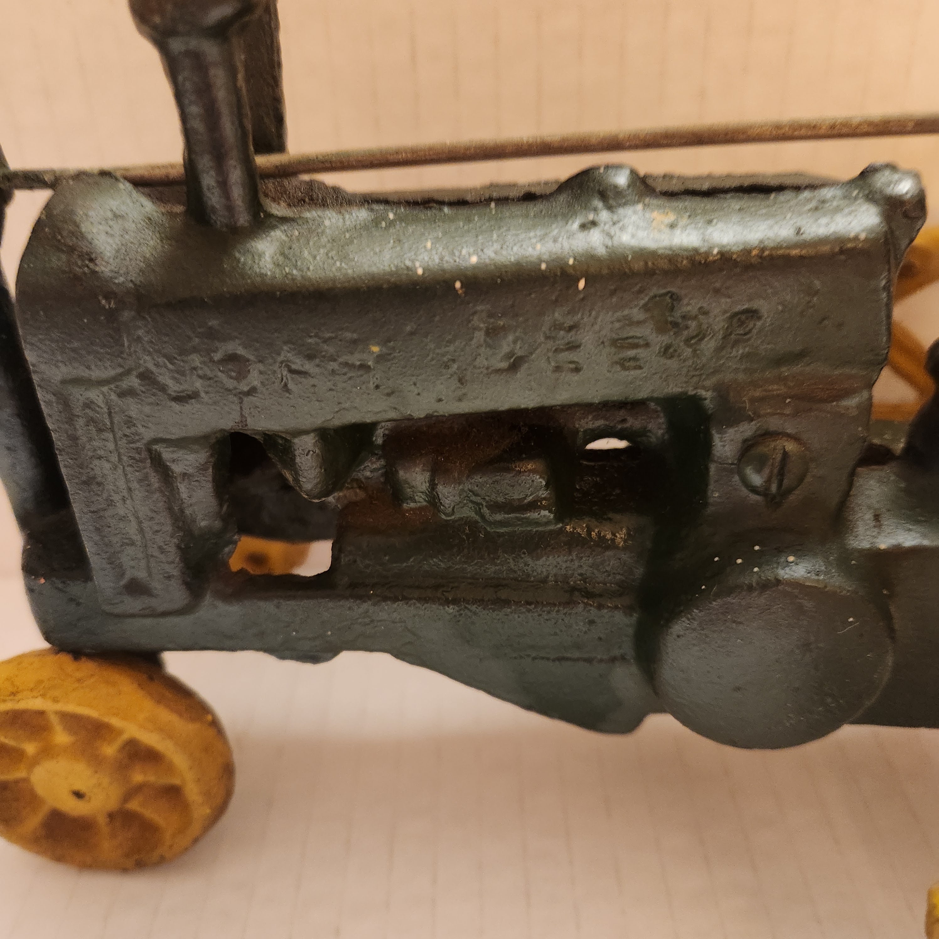 Vintage Cast Iron John Deere Tractor - Etsy