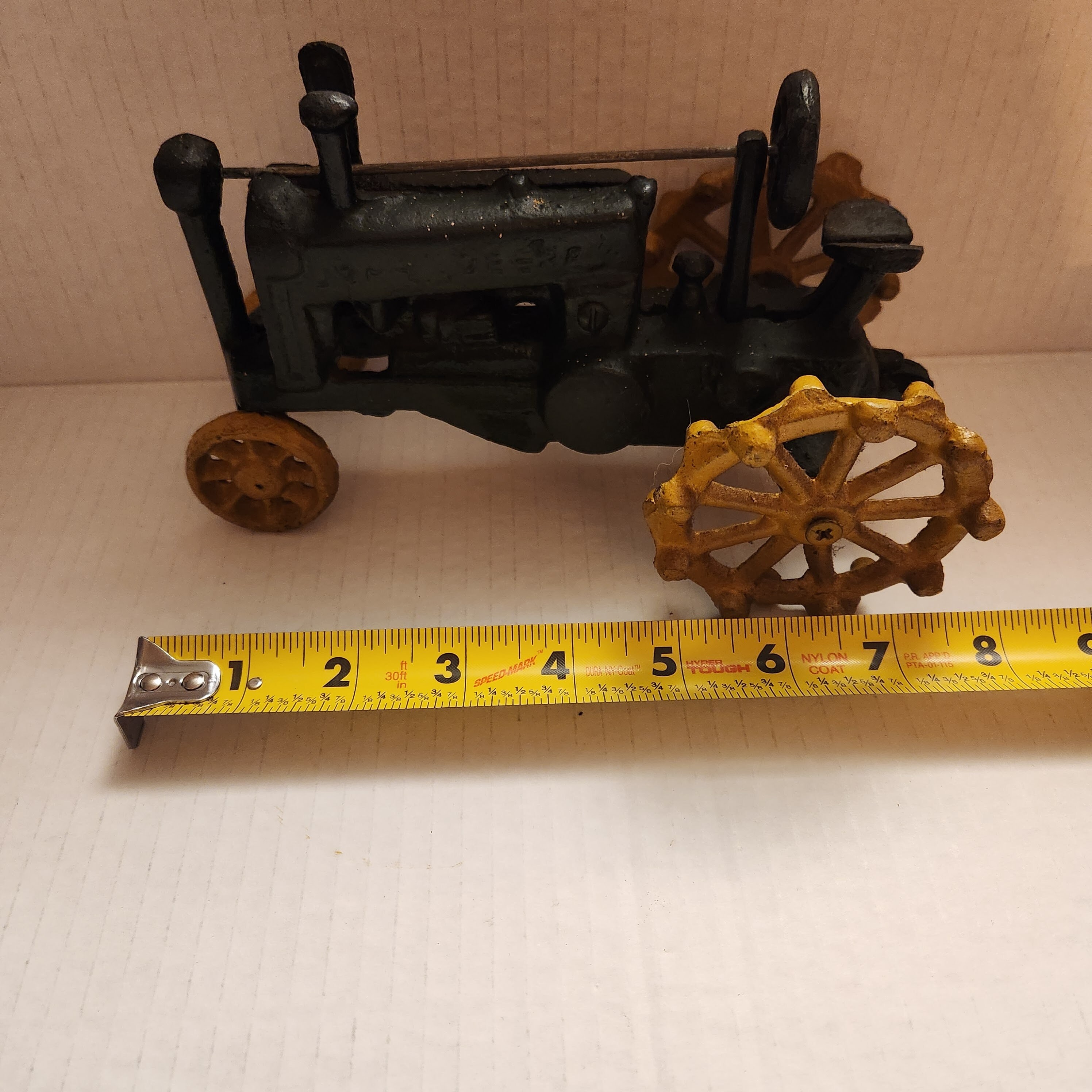 Vintage Cast Iron John Deere Tractor - Etsy