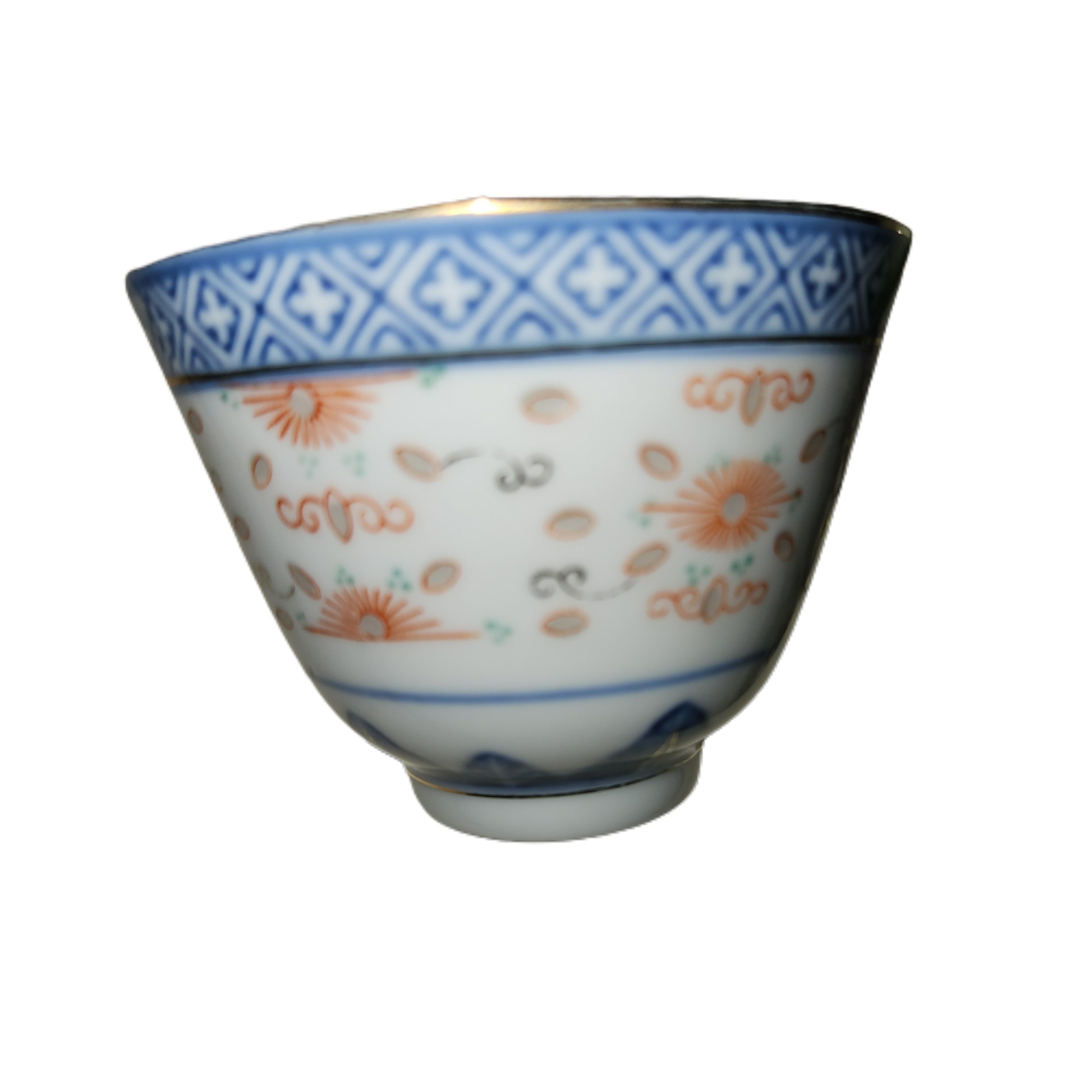 Chinese Rice Grain Porcelain Tea Cup. Jingdezhen Porcelain Cup - Etsy