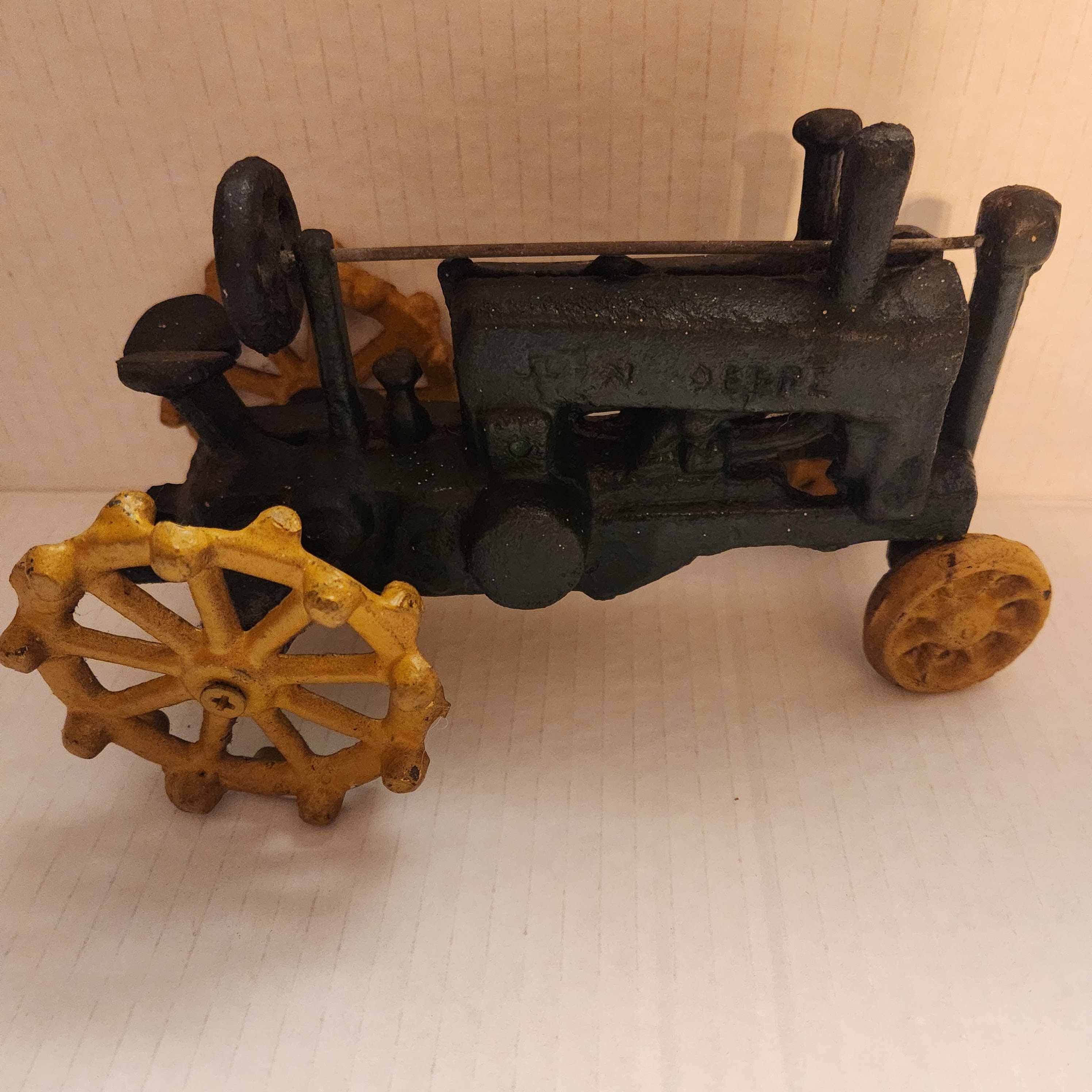 Vintage Cast Iron John Deere Tractor - Etsy