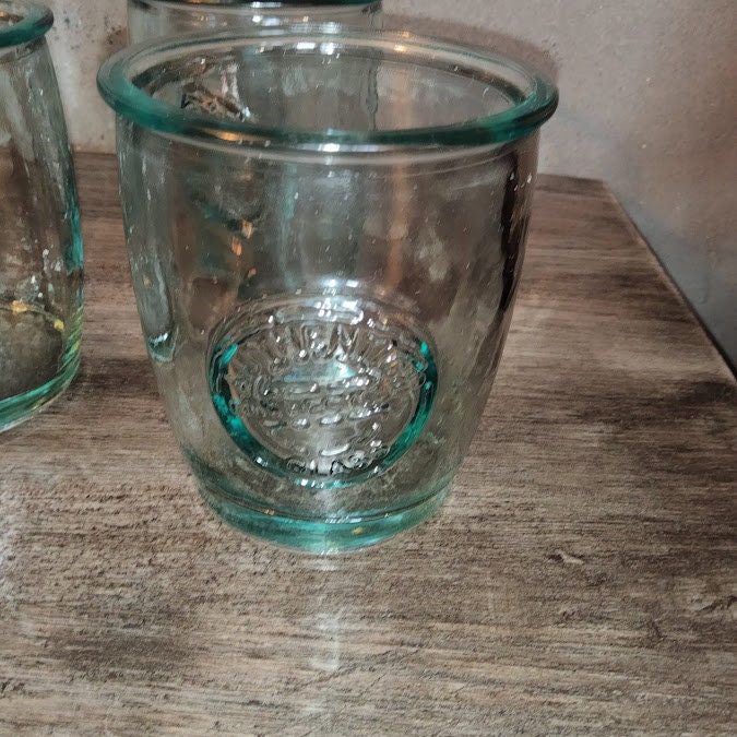 Authentic San Miguel Drinking Glasses 100% Recycled Glass Short Cups - Etsy