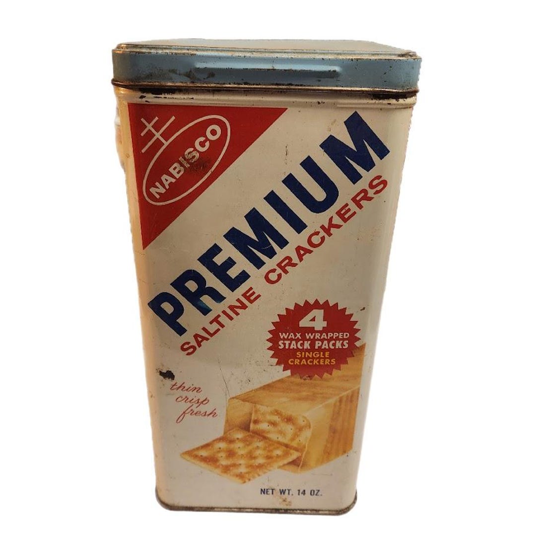 Vintage 1969 Nabisco Premium Saltine Cracker Tin - Etsy