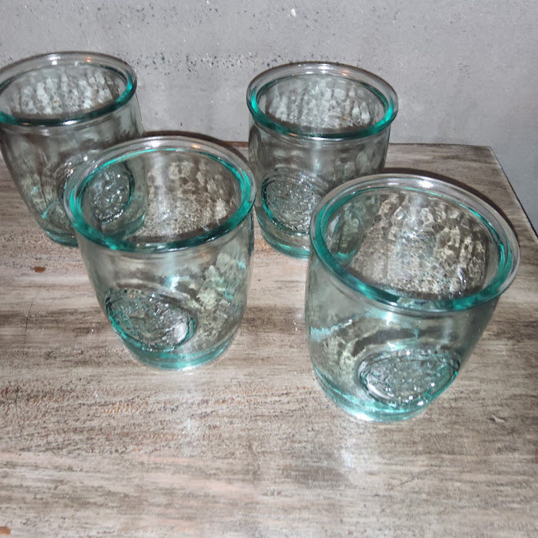 Authentic San Miguel Drinking Glasses 100% Recycled Glass Short Cups - Etsy