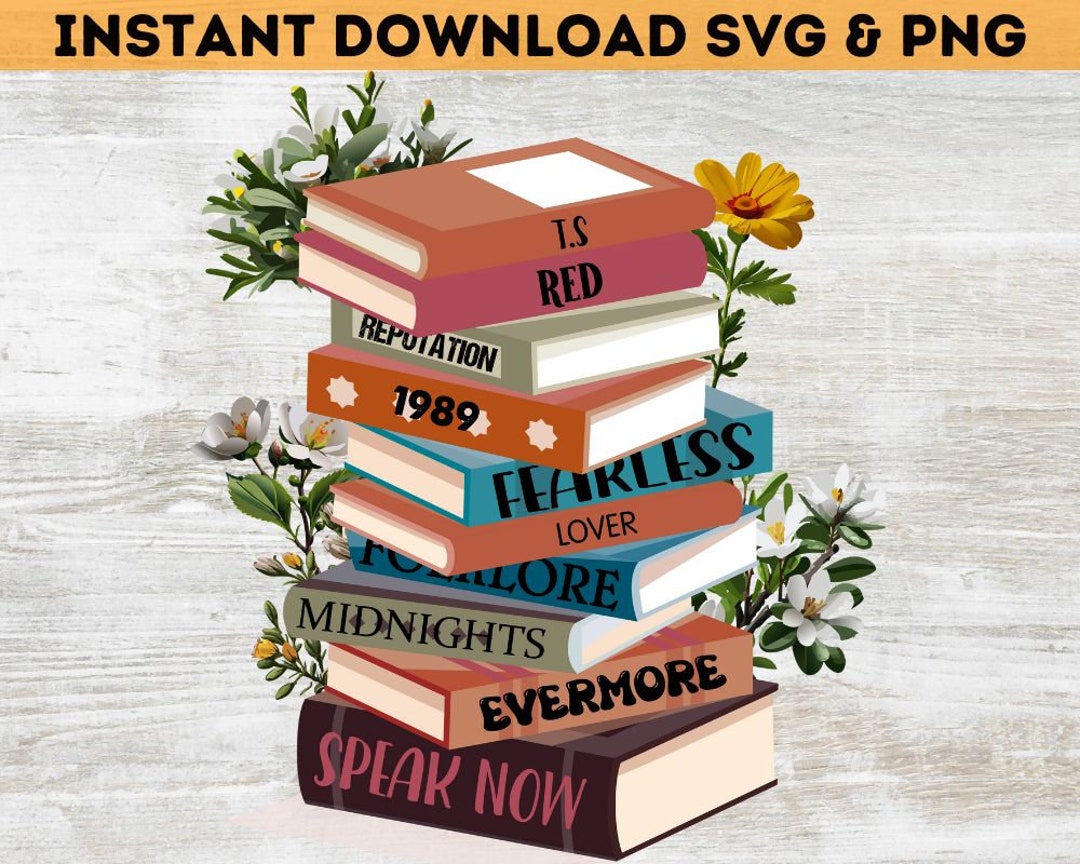 Taylor book album Svg photo album svg photo book png book clipart svg ...