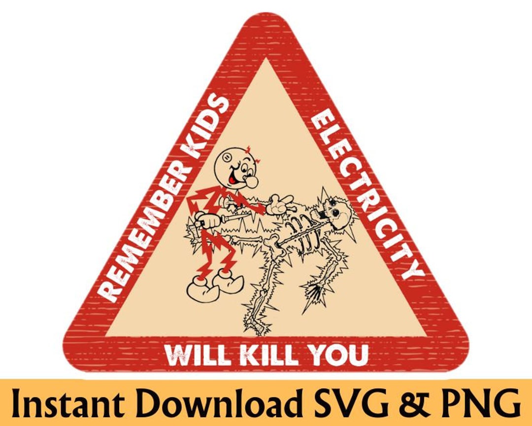 Reddy Kilowatt Waterproof Vinyl Sticker Svg for Remember Kids ...