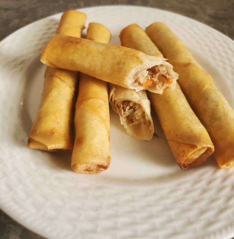 CHICKEN Lumpia (uncooked). EXTREMELY DELICIOUS! Perfect for Any Event ...