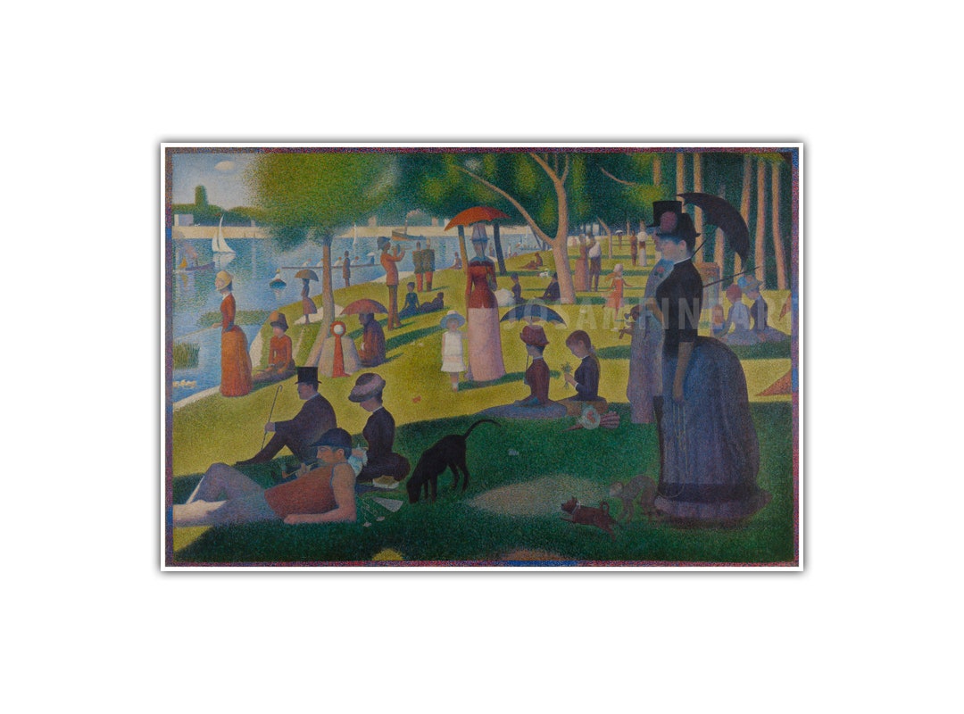 GEORGES SEURAT, "a Sunday on La Grande Jatte" (1884-86), Giclee Fine ...