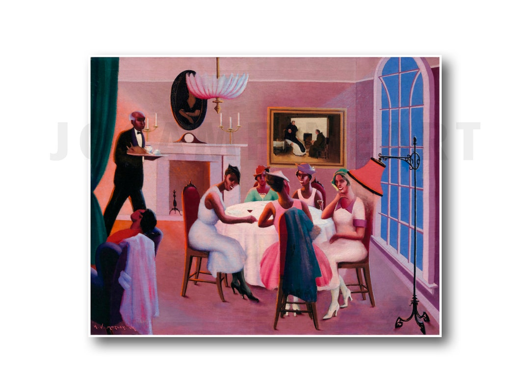 ARCHIBALD MOTLEY, "cocktails" (1926), Giclee Fine Art Print, Harlem ...