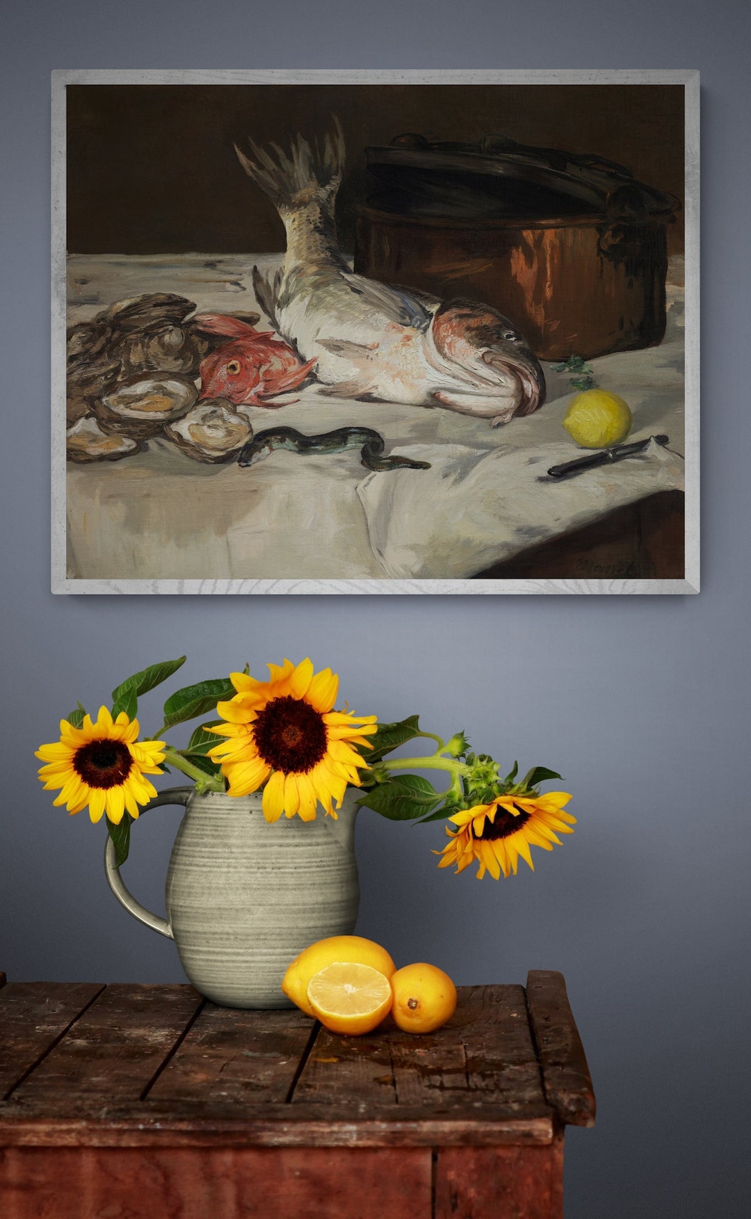 ÉDOUARD MANET, Fish (still Life), 1864, Giclee Fine Art Print, Wall ...