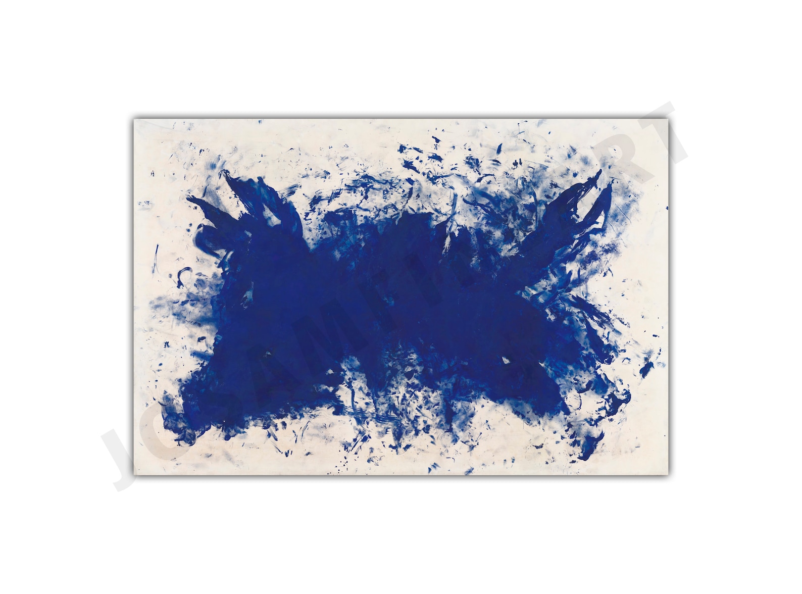 YVES KLEIN, "ant 76, Grande Anthropophagie Bleue, Hommage à Tennessee ...