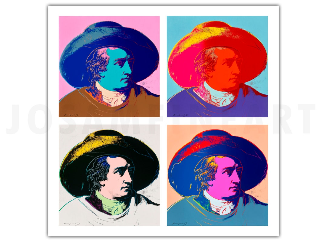 ANDY WARHOL, "goethe (complete Set of 4)" (1982), Giclee Fine Art Print ...