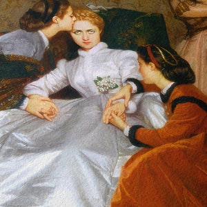 AUGUSTE TOULMOUCHE, "the Hesitant Fiancée" (1866), Giclee Fine Art ...