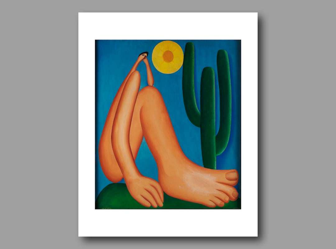 TARSILA DO AMARAL, "abaporu" (1928), Giclee Fine Art Print, Brazilian ...