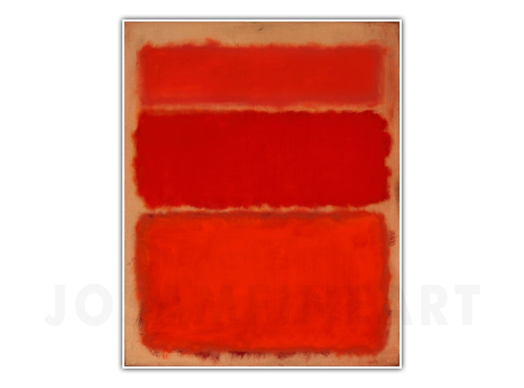 MARK ROTHKO, "untitled (shades of Red)" (1961), Giclee Fine Art Print ...