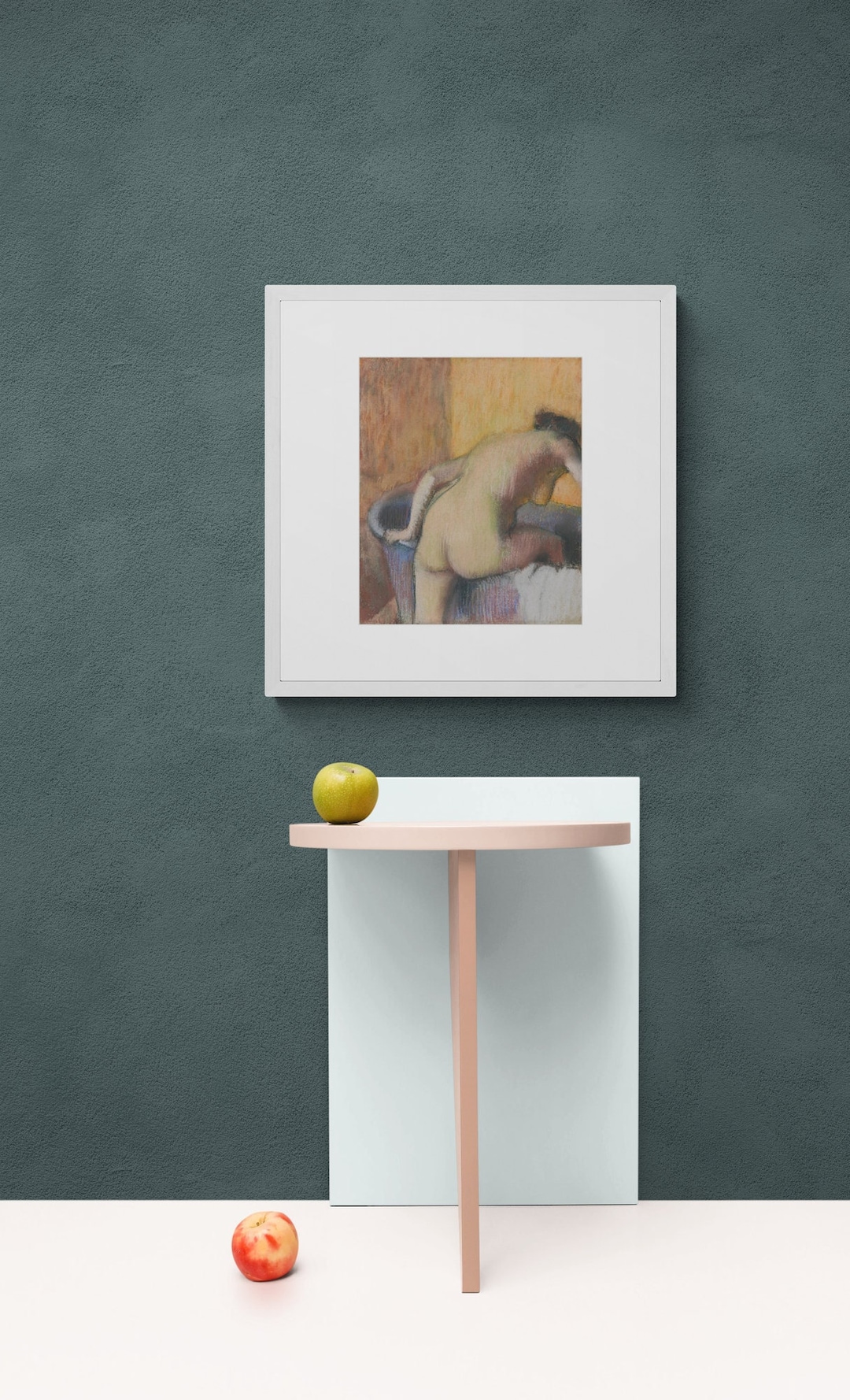 EDGAR DEGAS, "bather Stepping Into a Tub" (1890), Giclee Fine Art Print ...