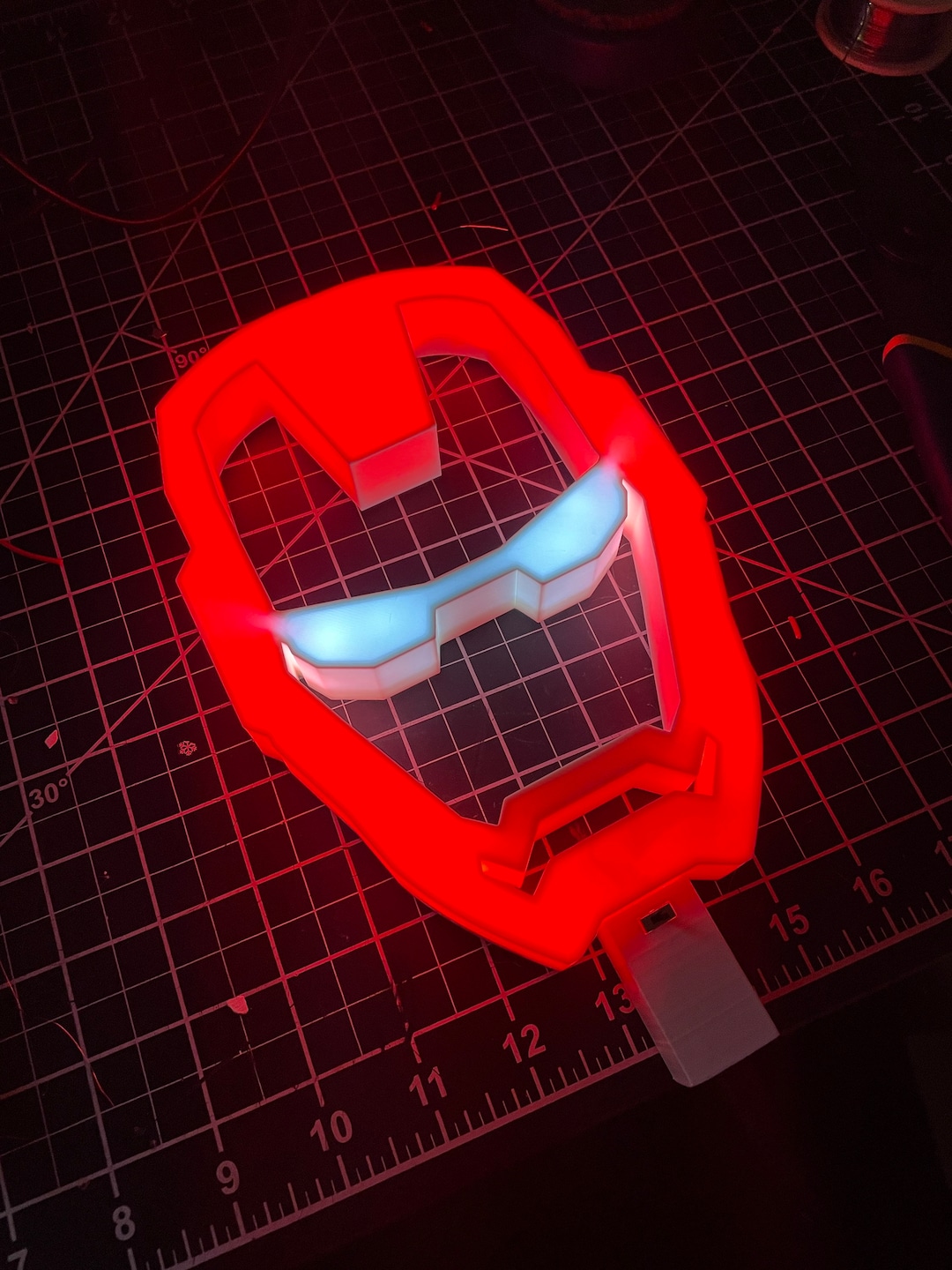 Iron Man LED Sign / Iron Man Wall Decoration - Etsy