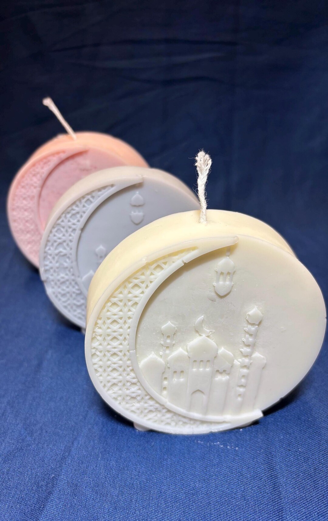 Handmade Soy Ramadan Eid Pillar Candles Ramadan Gifts Muslim Gift ...