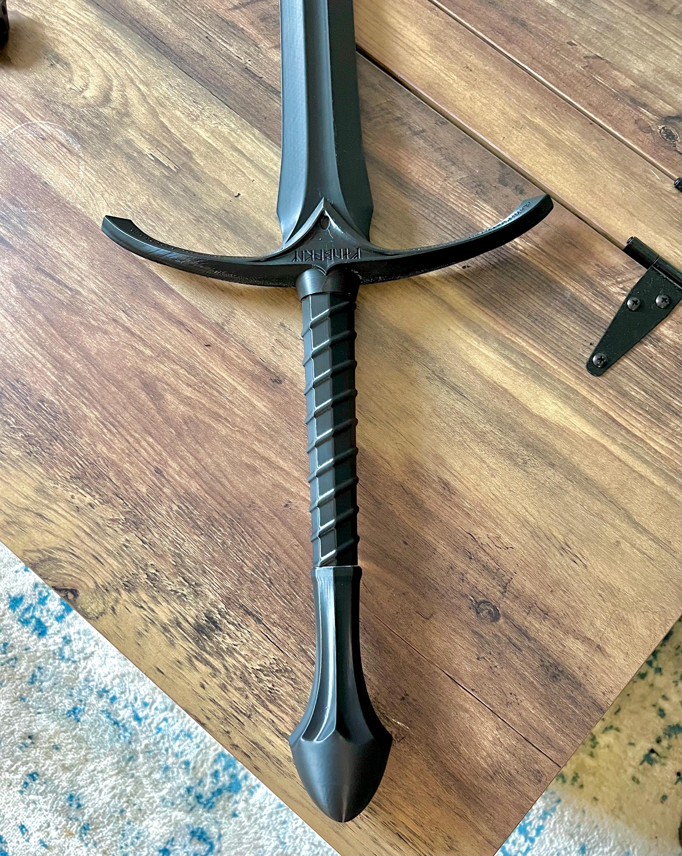 Glamdring Sword 3D Printed Kit - Etsy