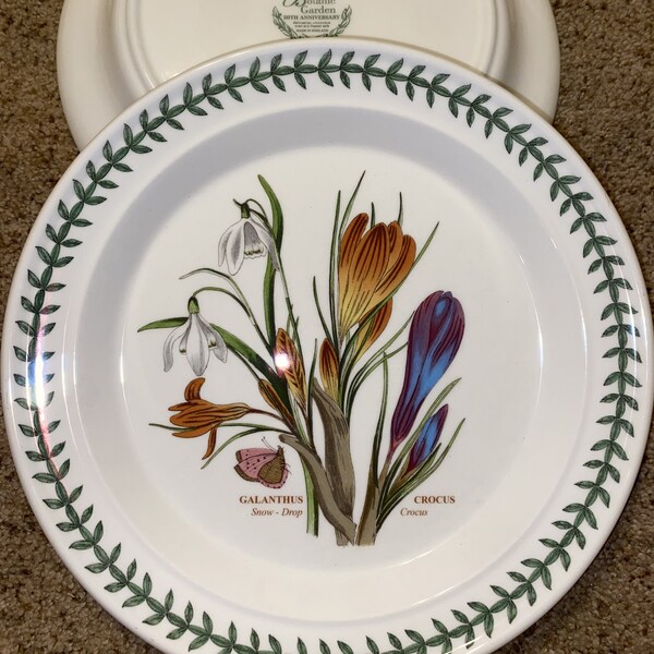 Botanic Garden Dinner Plates - Etsy