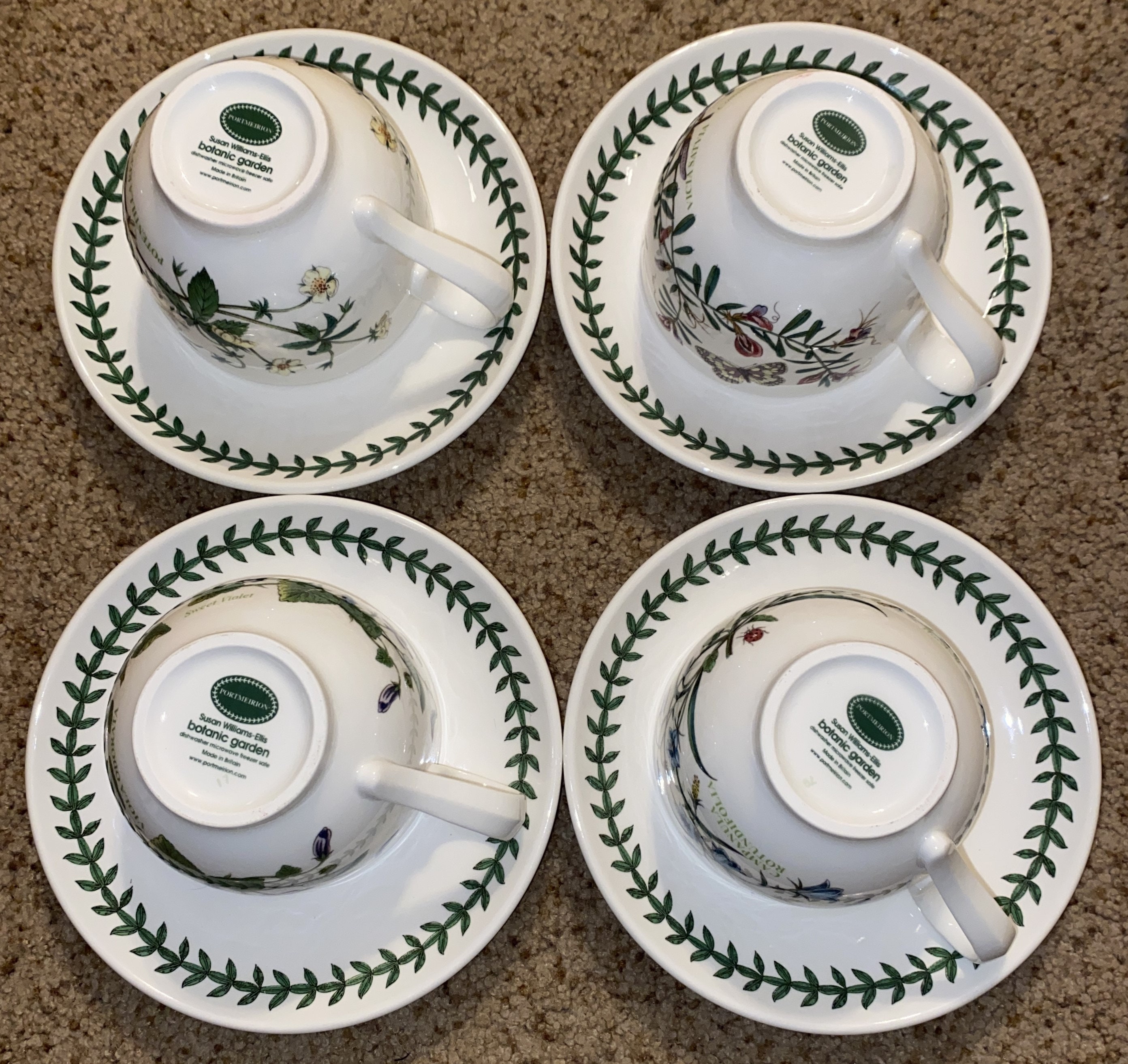 PORTMEIRION Botanic Garden Teacup Set Choose - Etsy