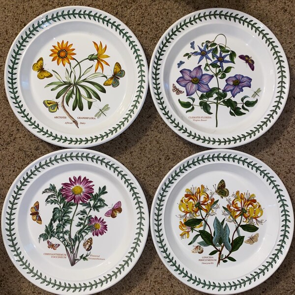 Botanical Plates - Etsy