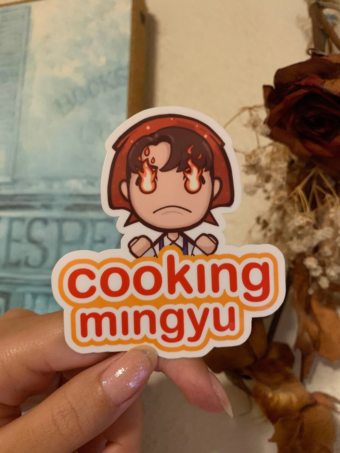 Seventeen Cooking Mingyu Angry Sticker - Etsy
