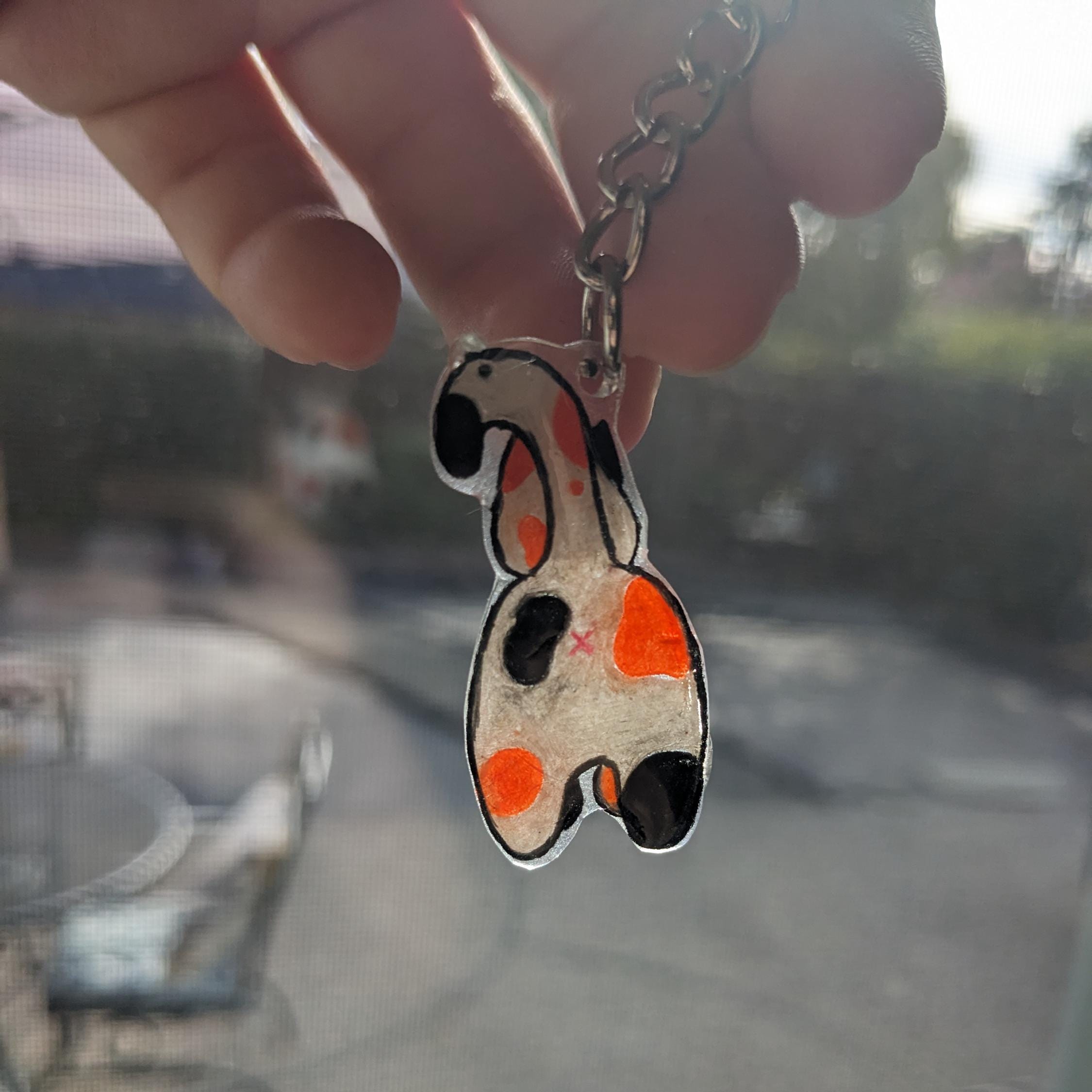 Cat Butt Shrink Plastic Keychains - Etsy