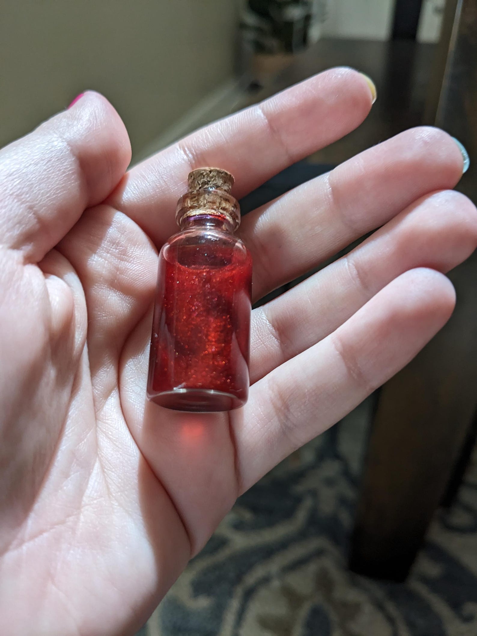 Mini Blood Potion Bottle - Etsy