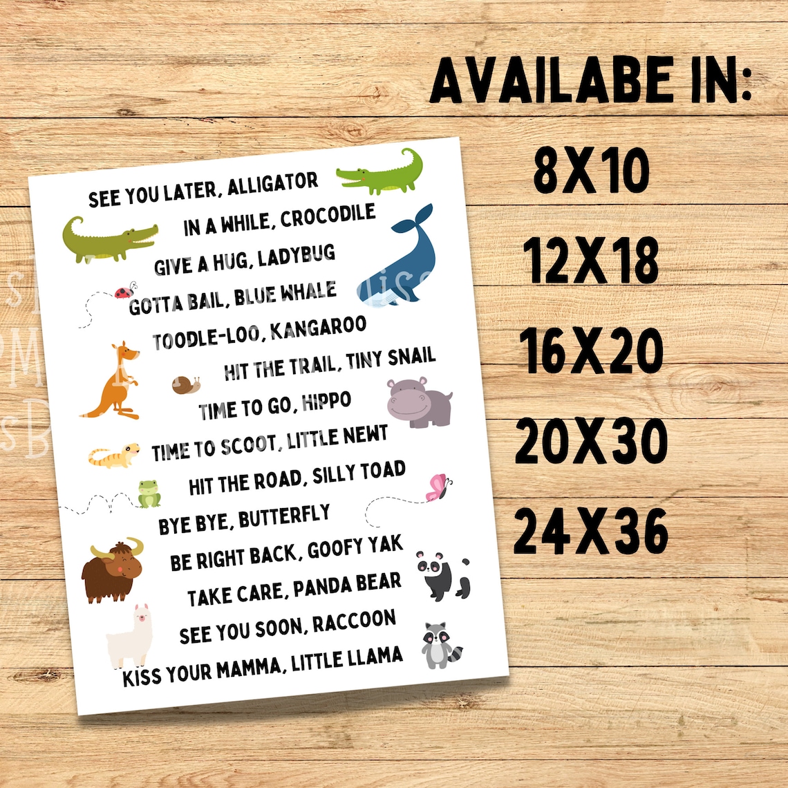 Classroom Sign Digital Download See You Later Alligator - Etsy