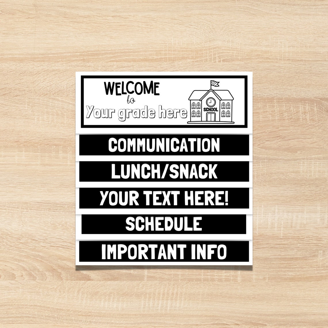 Editable Back to School Parent Info Flip Chart Template Meet the ...