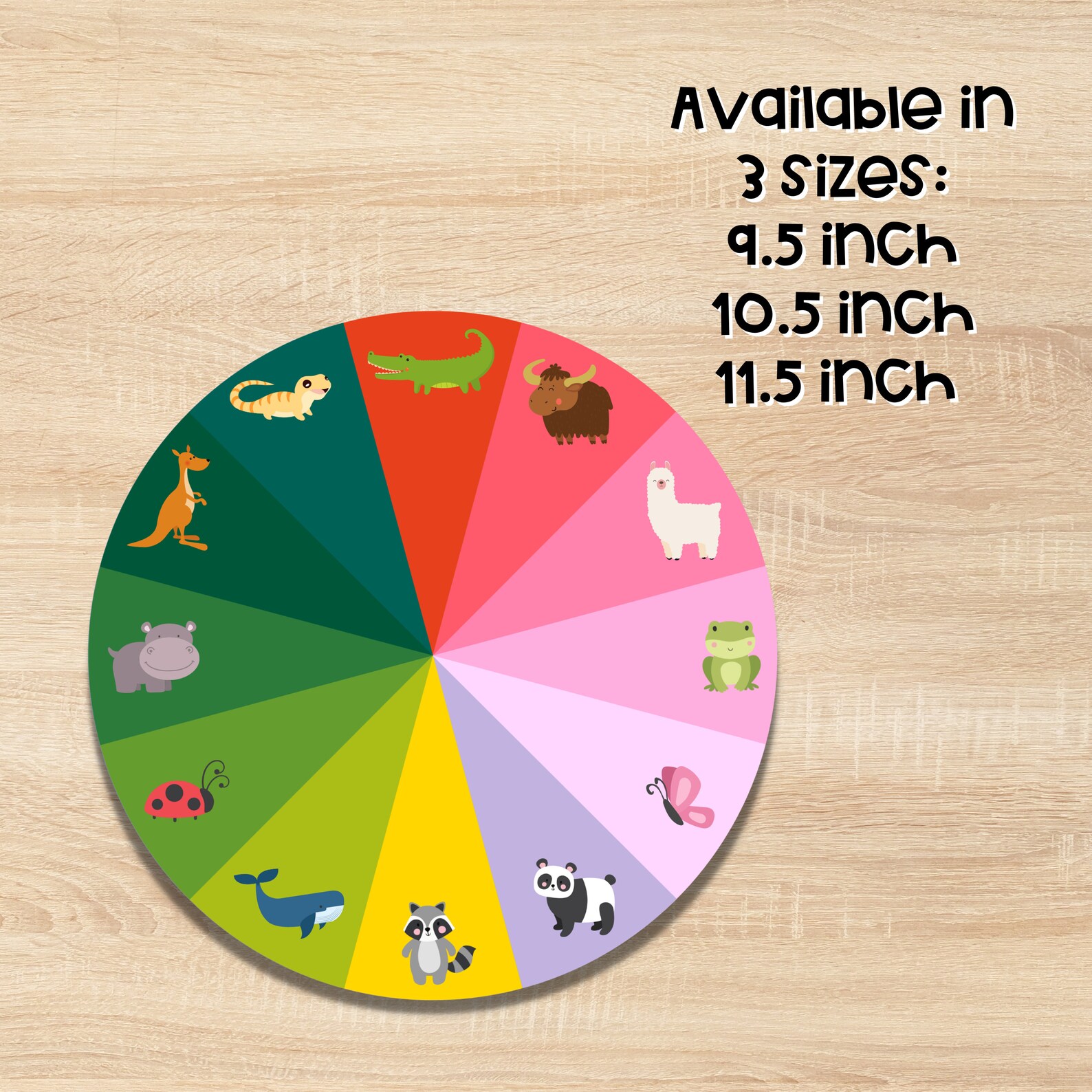 Printable Animal Clock Face to Help With Separation Anxiety - Etsy