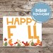 Happy Fall Handprint Craft | Fun Fall Activity | Thanksgiving Keepsake ...